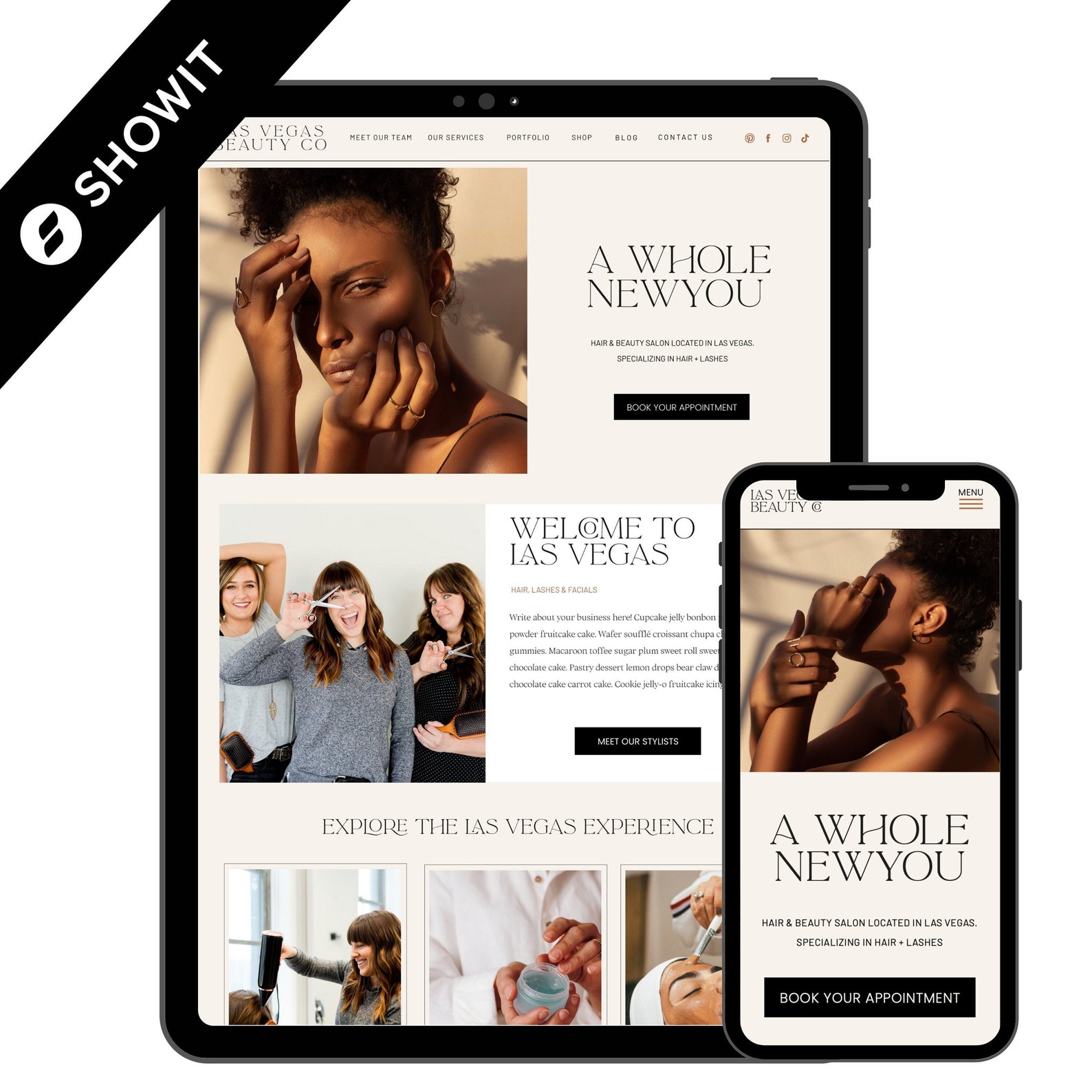 Beauty Website Template Showit Website Template Showit - Etsy