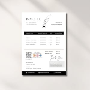 Notary Invoice Template | Invoice for Notary Public | Loan Signing ...