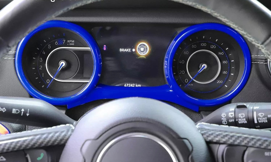 Custom Painted Blue Dashboard Cover Panel Trim Frame Bezel for - Etsy
