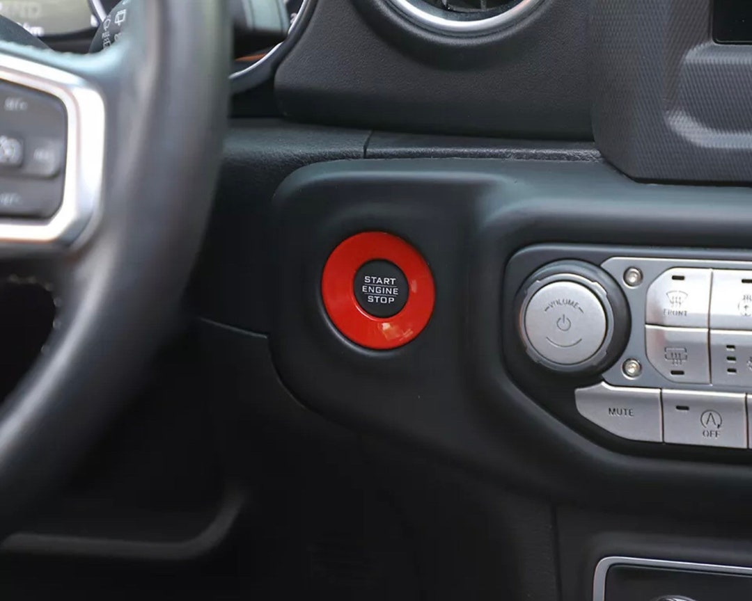 Custom Hand Painted Engine Start/stop Button Switch Cover Trim for Jeep ...