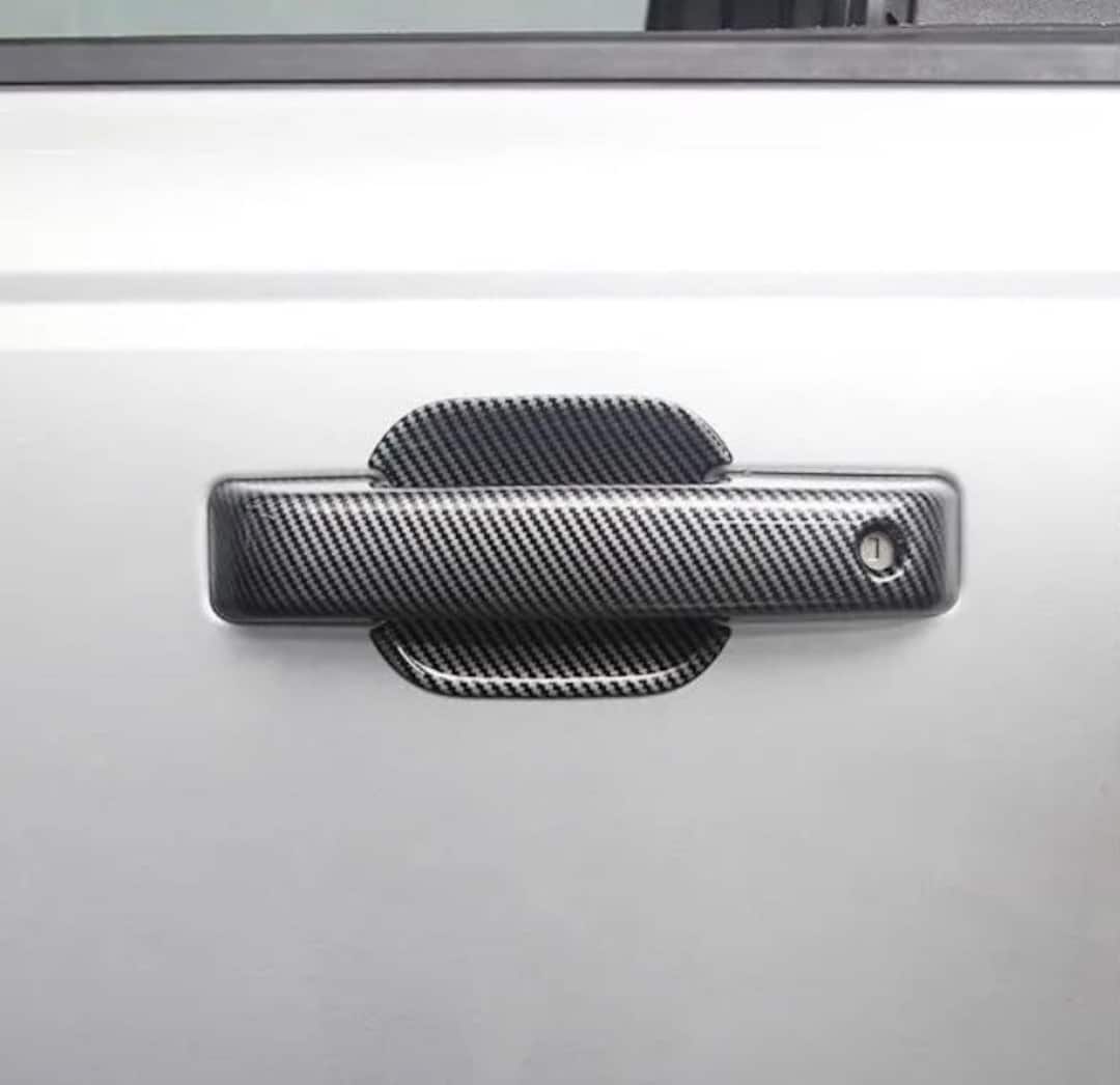 Custom Hydrodipped Ford Bronco Carbon Fiber Exterior Door Handle Cover ...
