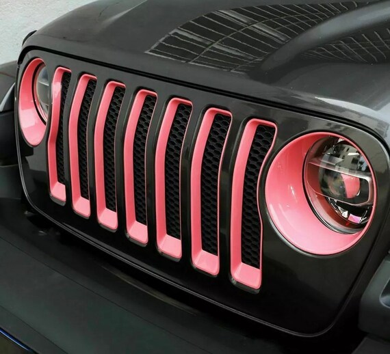 Black jeep with pink accents store