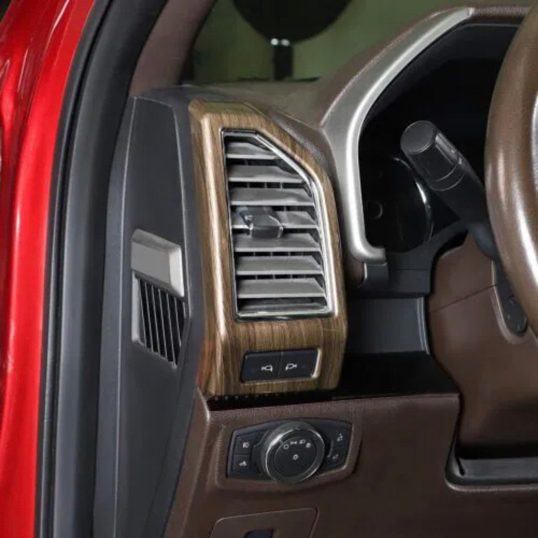Custom Hydrodipped Wood Grain Dashboard Side Air Vent Cover Trim ...