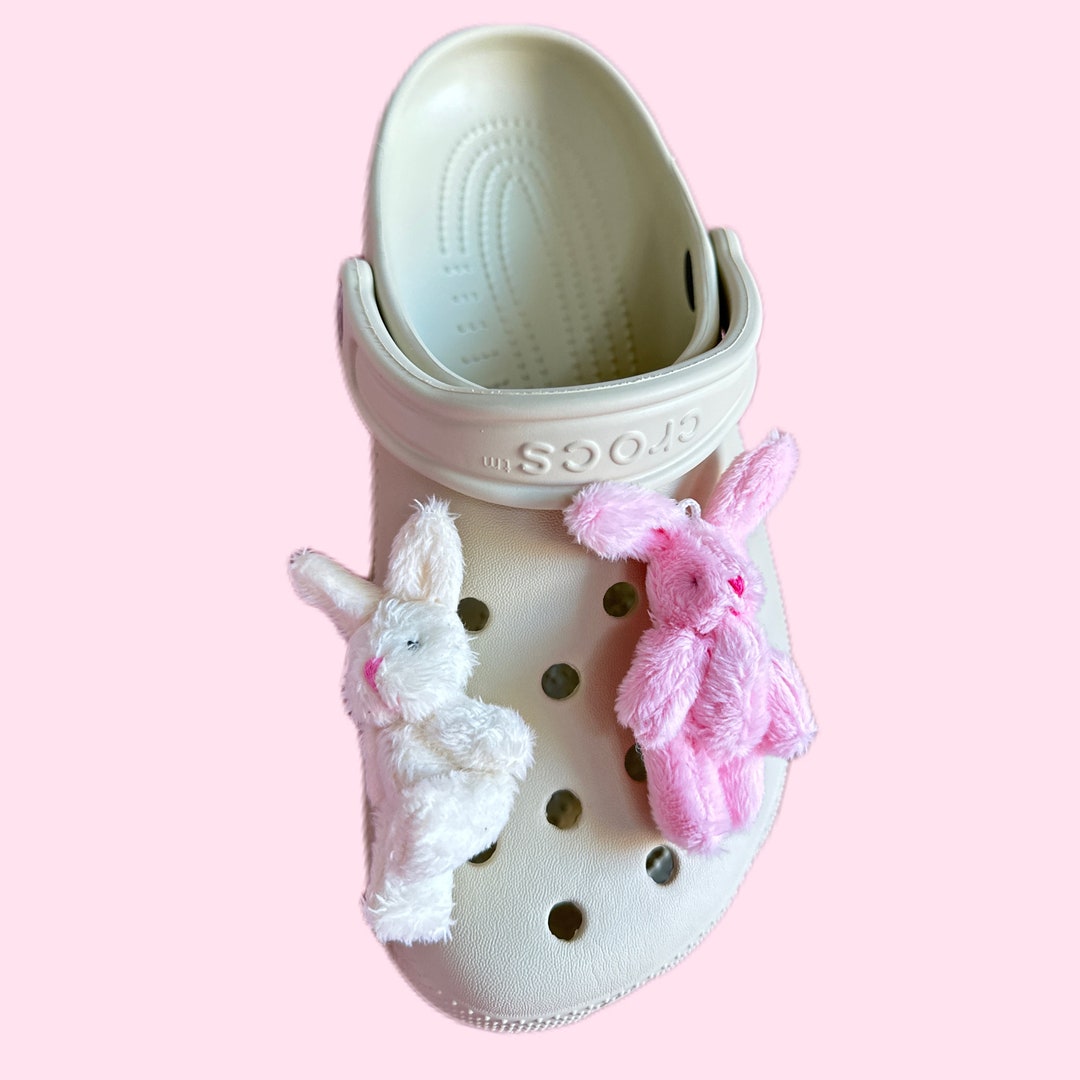 Ugly Fluffy Cute Rabbit Doll Croc Shoe Charm - Etsy