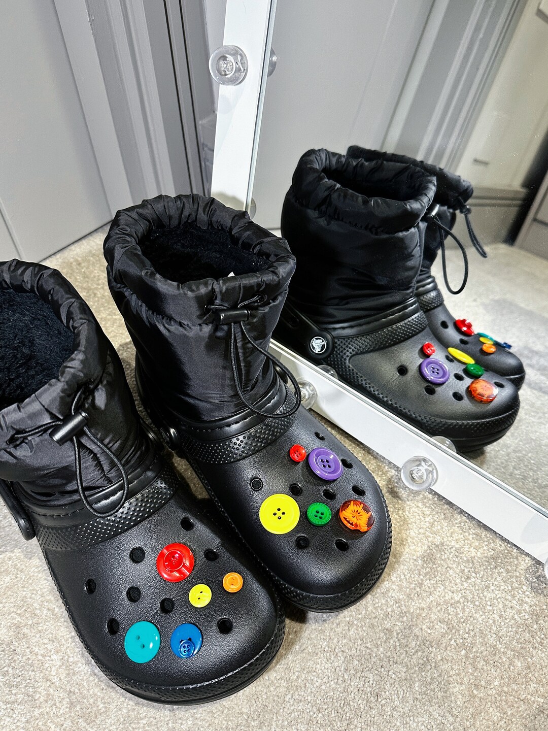 Clearancecroc Charm Rainbow Buttons Unique Jibbitz, Croc Jibbitz Set of ...