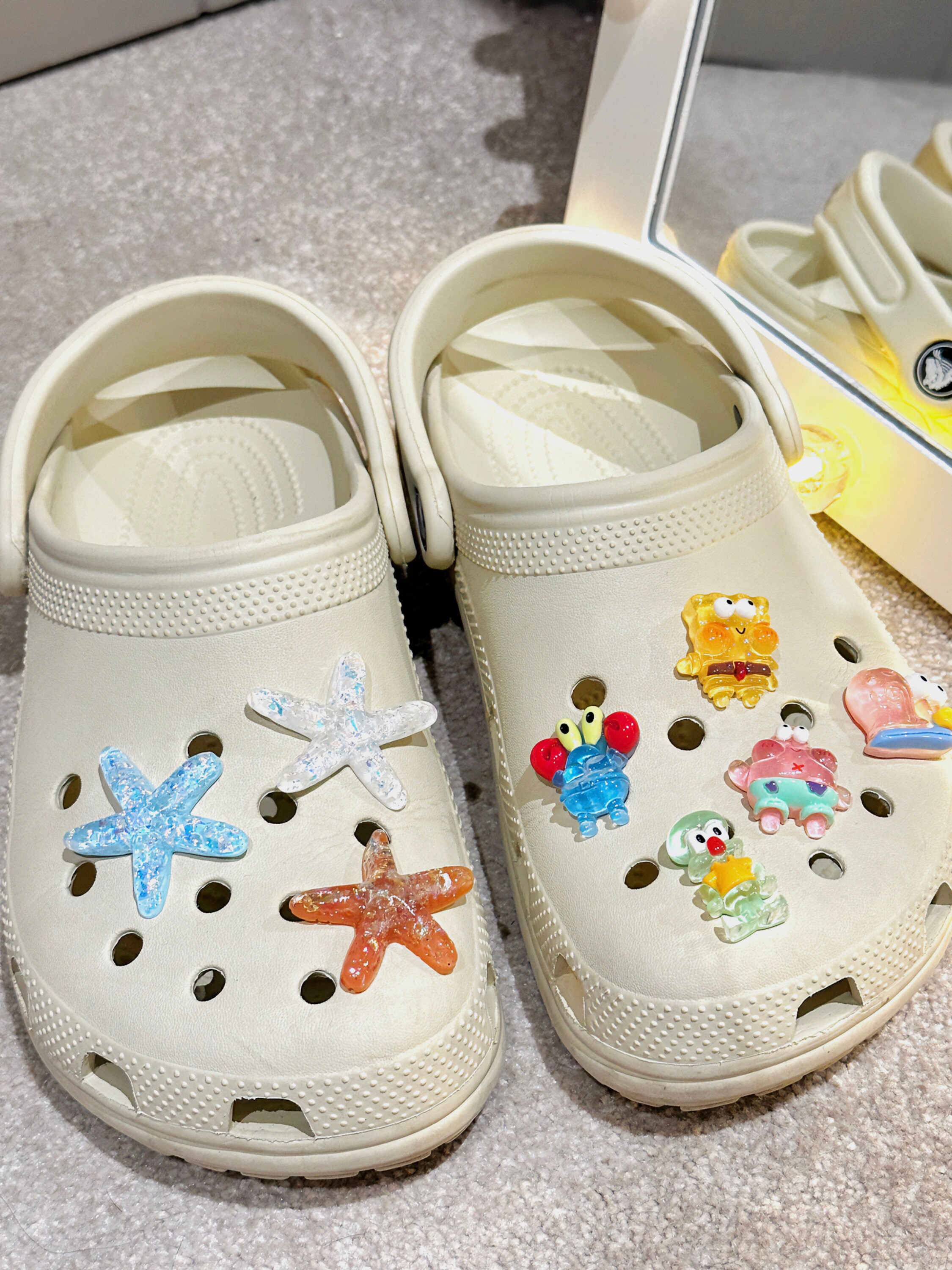 Sponge Bob Croc Charm, Jibbitz for Croc, 3D Croc Charm, Starfish Croc ...