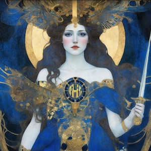 Nemesis Print, Goddess of Retribution, Greek Mythology, Pagan Witchy ...