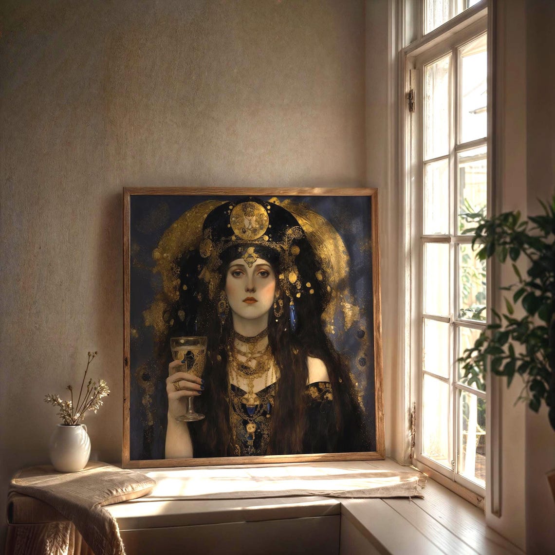 Circe Print, Goddess of Magical Potions, Witchy Wall Decor, Pagan Altar ...