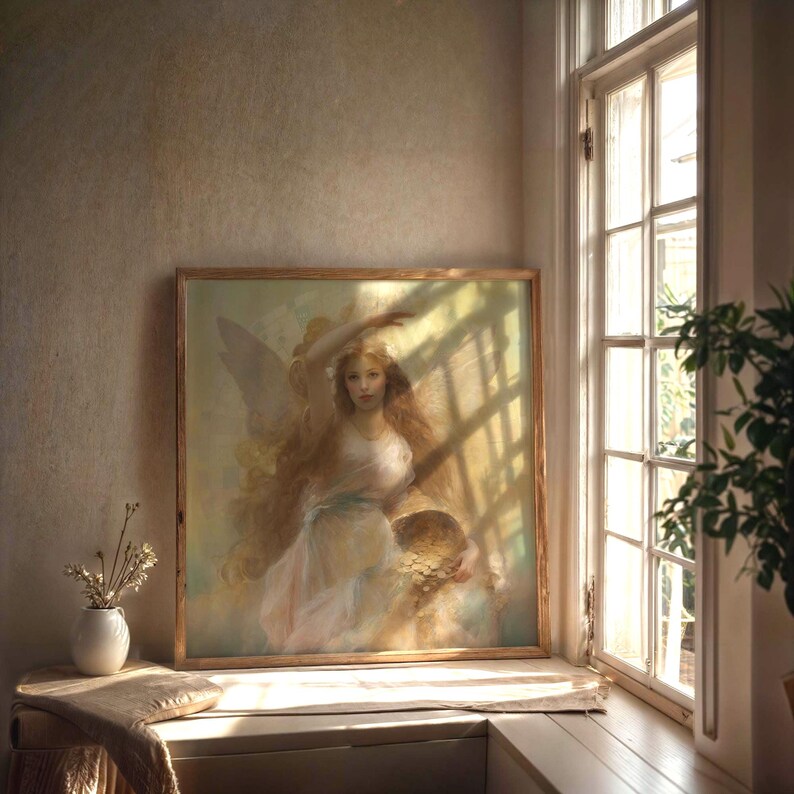 Fortuna Goddess Print, Cornucopia, Greek Mythology Art - Etsy