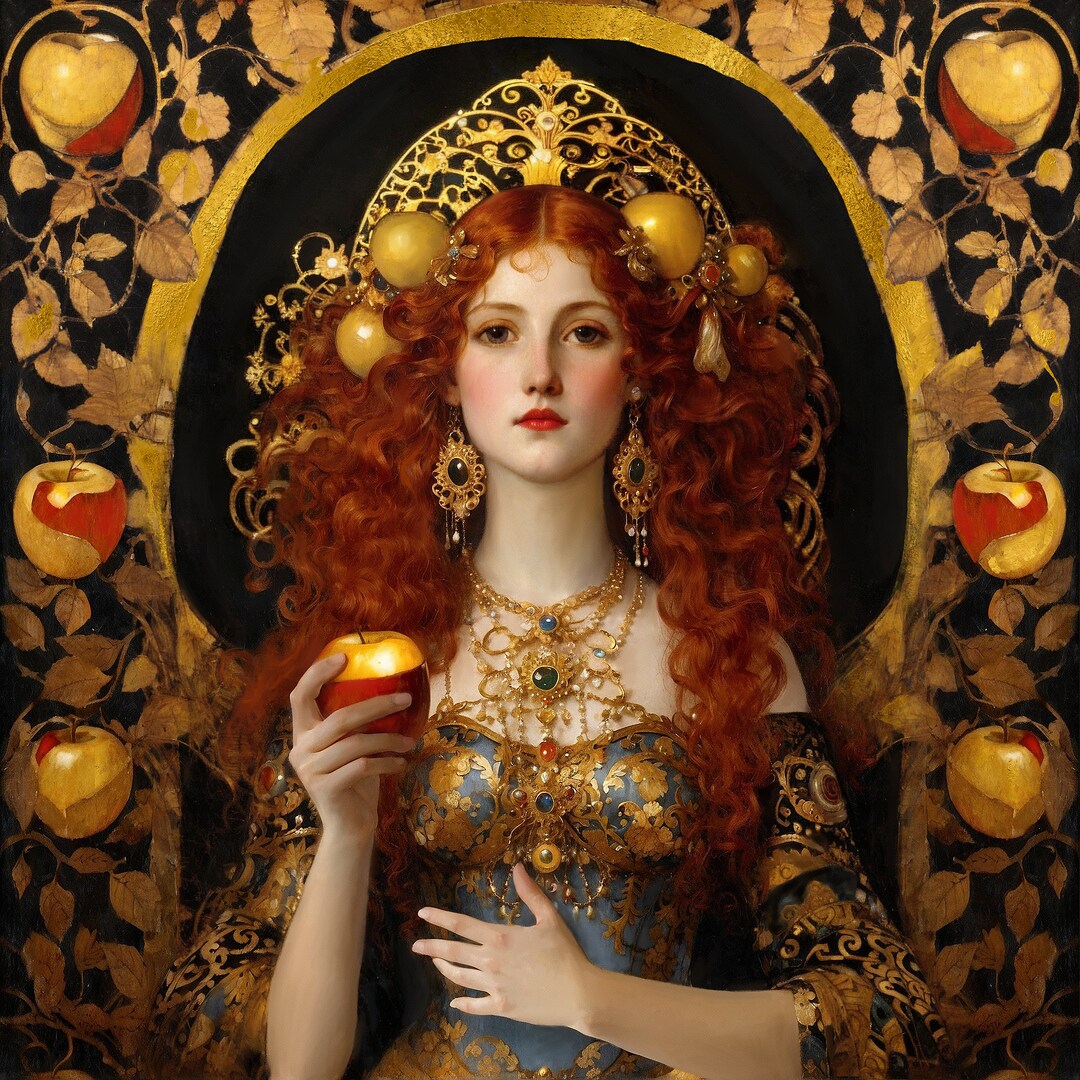 Eris Print Discordia, Goddess of Strife, Gothic Wall Art Deco, Dark ...