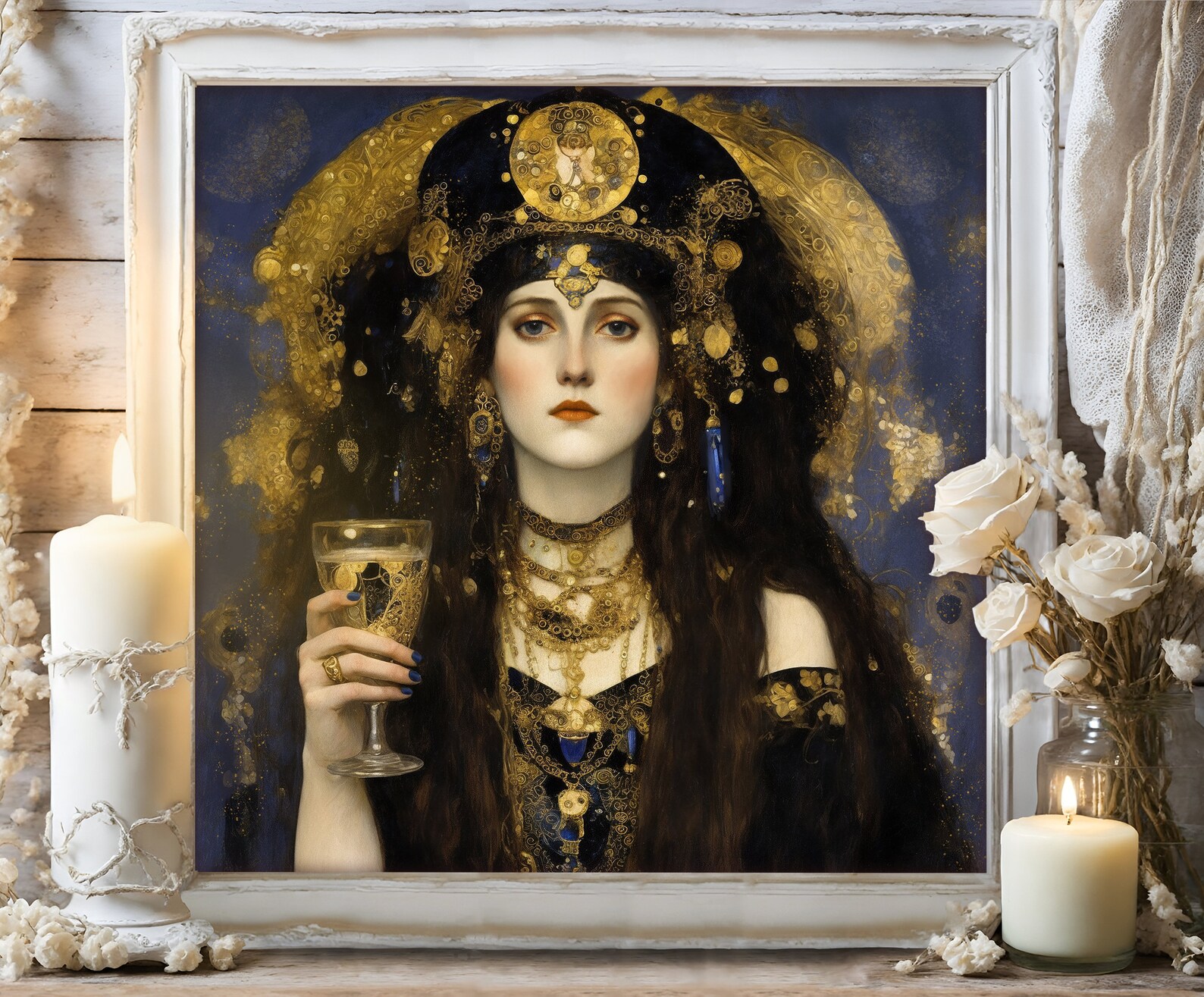Circe Print, Goddess of Magical Potions, Witchy Wall Decor, Pagan Altar ...