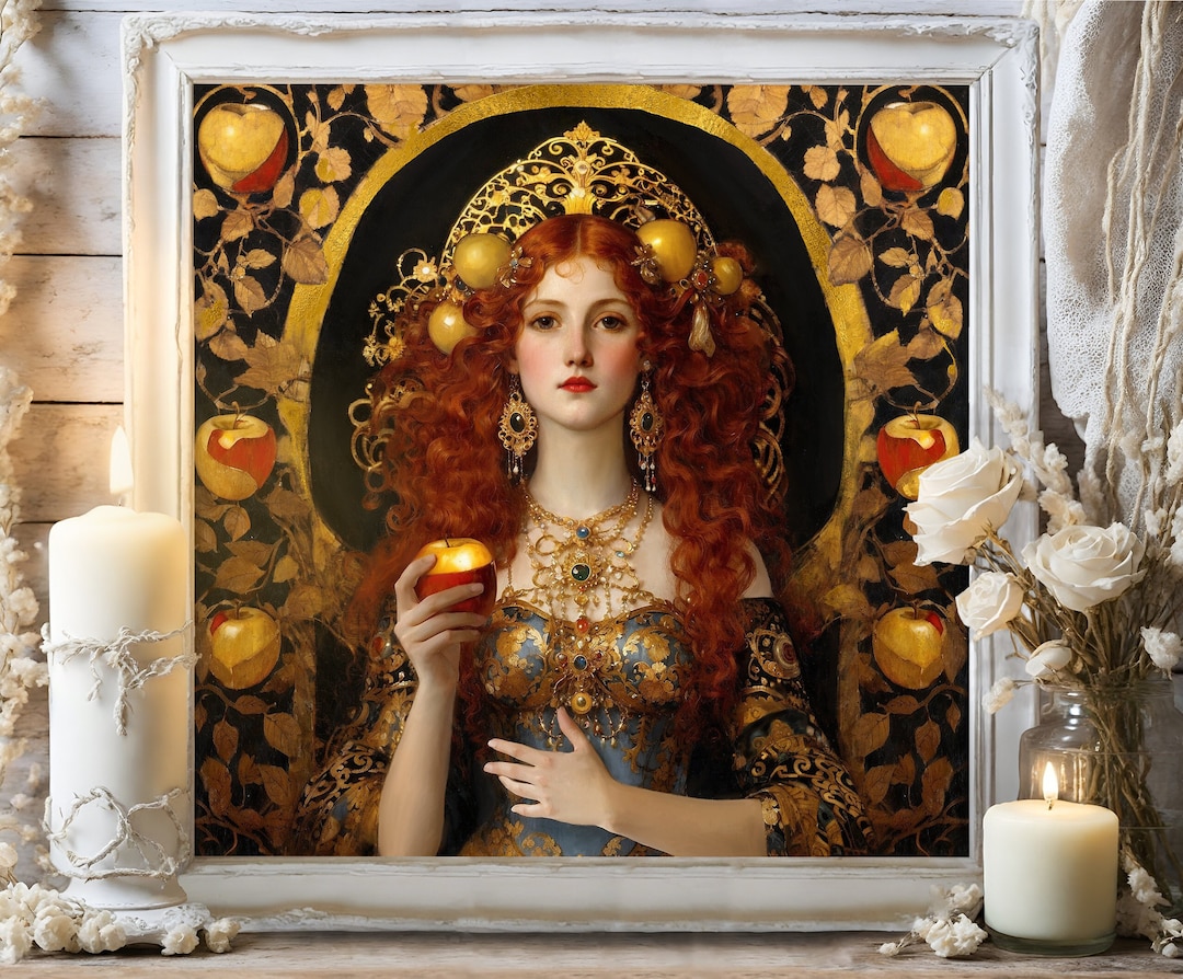 Eris Print Discordia, Goddess of Strife, Gothic Wall Art Deco, Dark ...