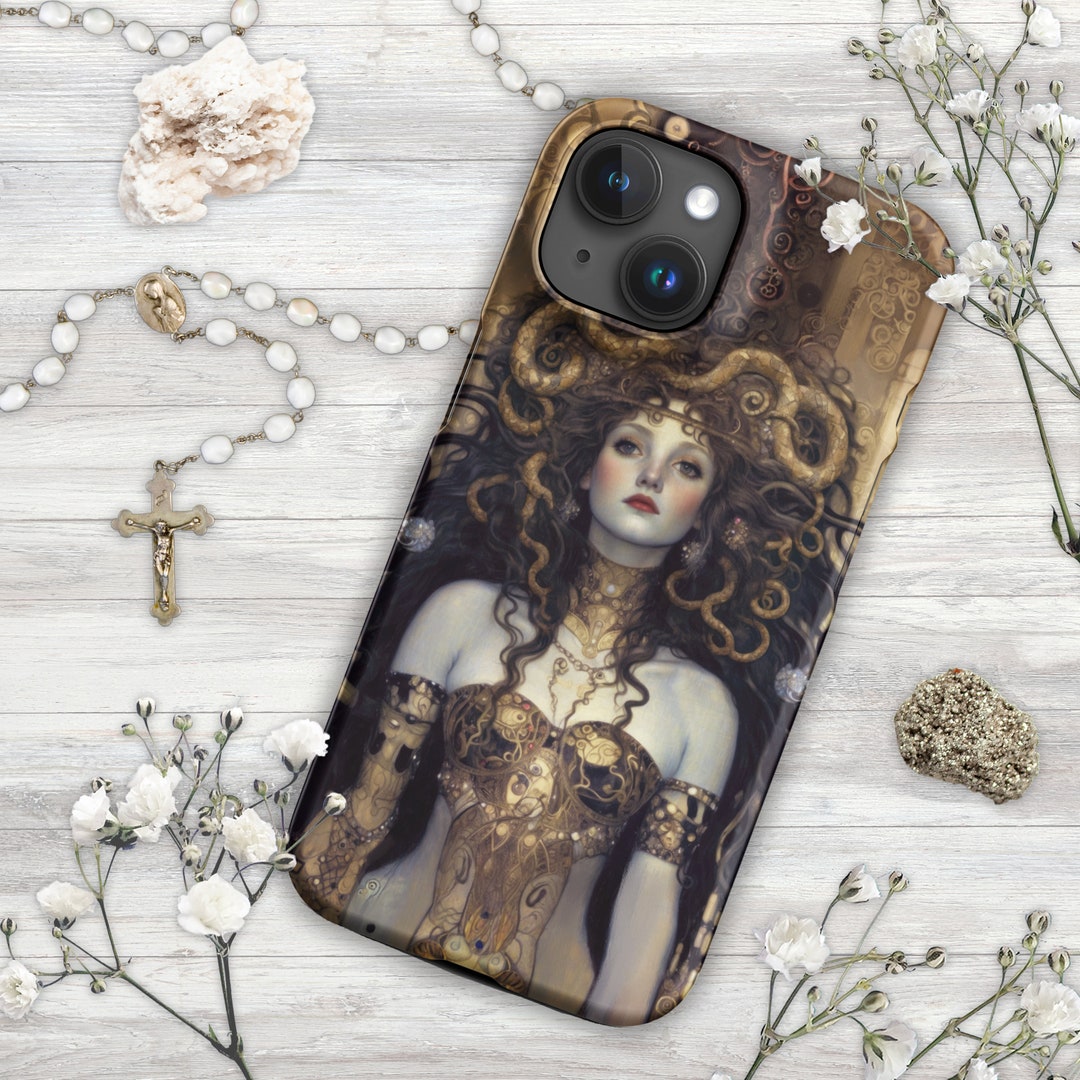 Medusa Phone Case, Greek Goddess of Protection Samsung Case Mythology ...