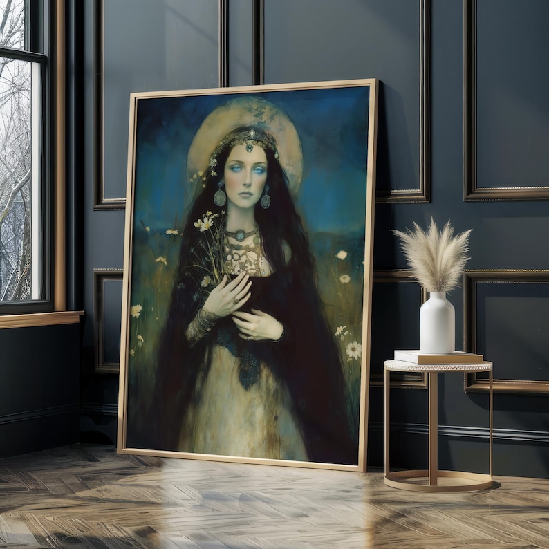 Danu Print, Irish Mythology, Mystic Mother Goddess of Magic, Wisdom ...