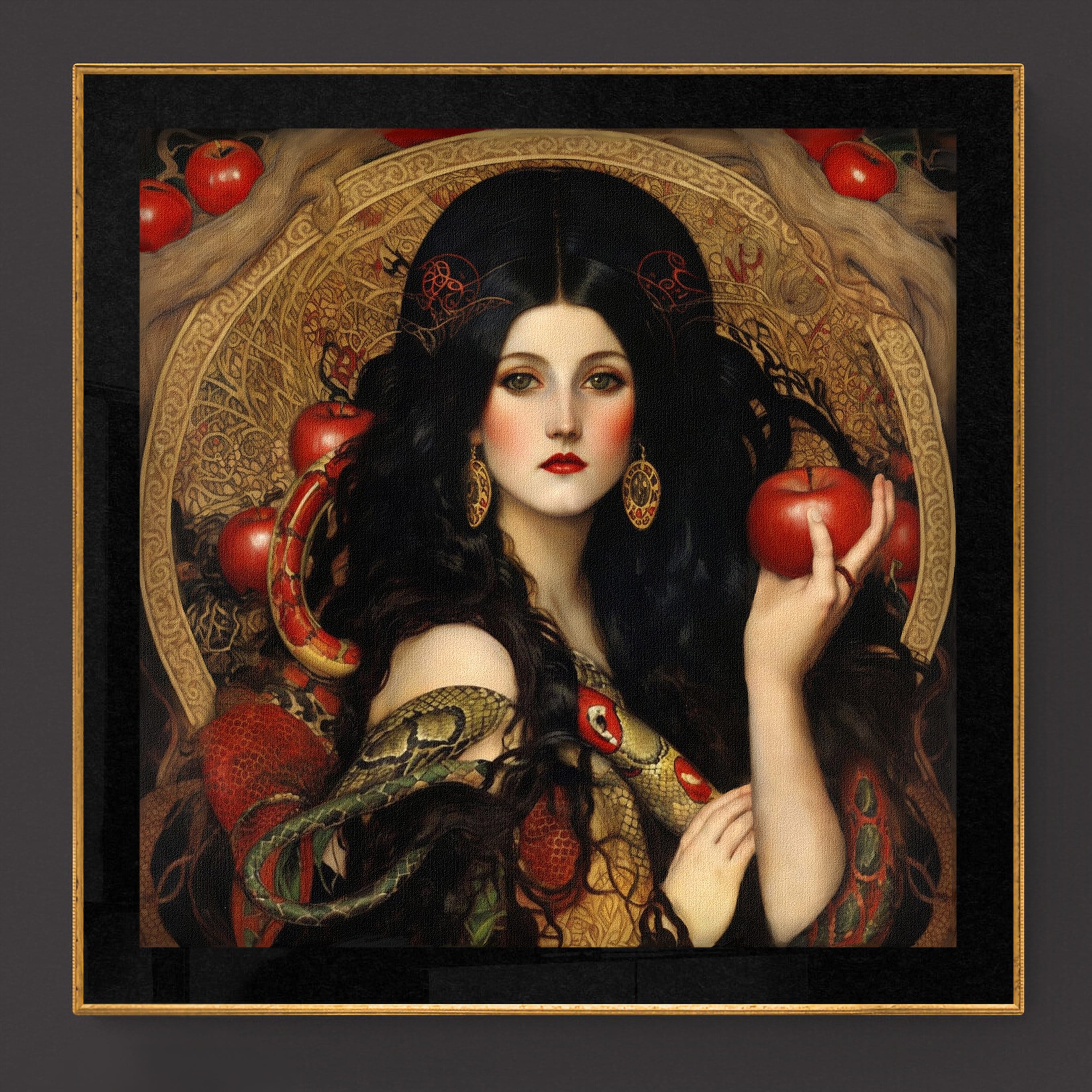 Goddess Lilith Printable Black Wall Art Mythology Gift. Junk Journal or ...