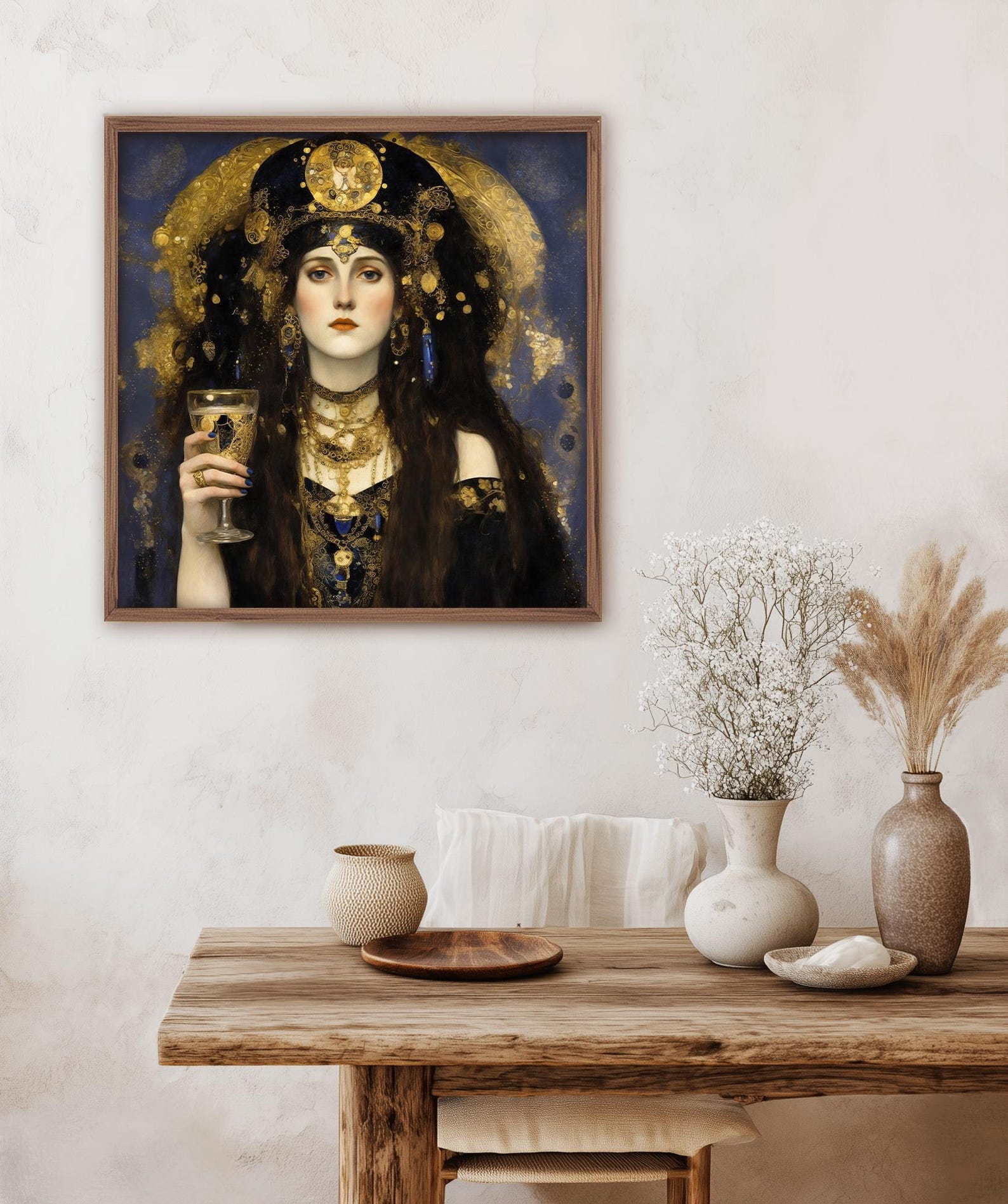 Circe Print, Goddess of Magical Potions, Witchy Wall Decor, Pagan Altar ...