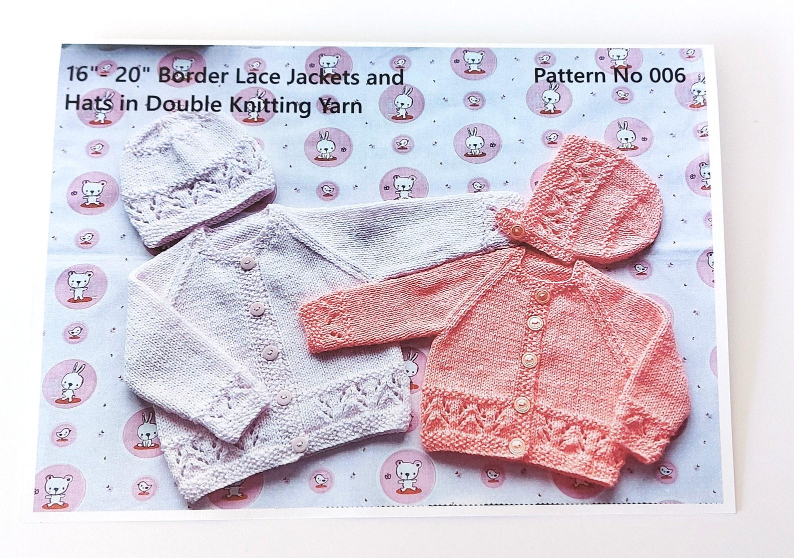 PDF Babies Border Lace Knitting Pattern in D.K. 0-18 Months - Etsy