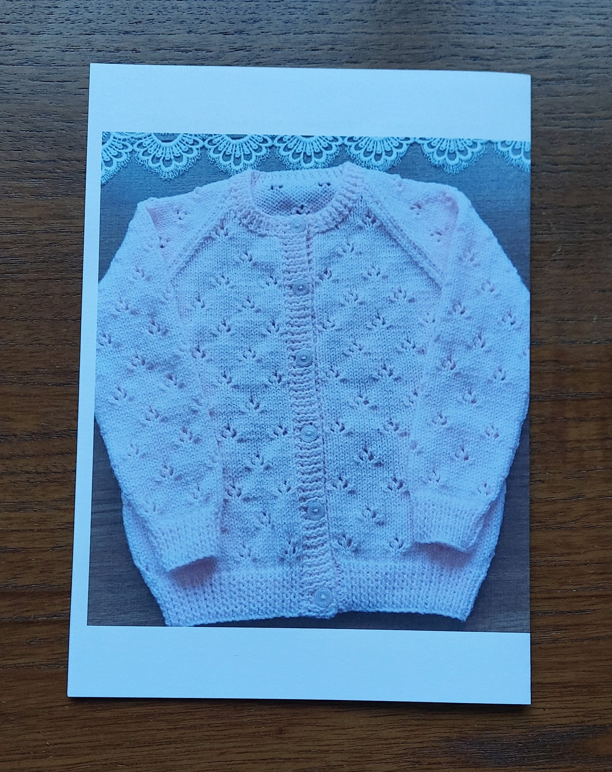 A PDF Rosebud Lace Knitting Pattern in Double Knitting Yarn to Fit 16 ...