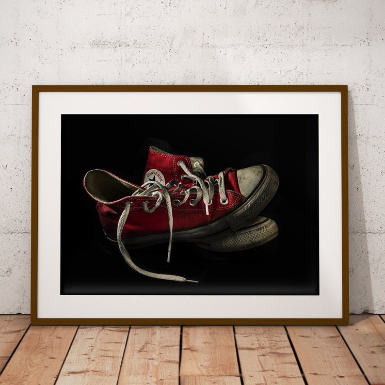 Red Converse Chuck Taylor All-star Sneakers No 2 | Photo Digital ...