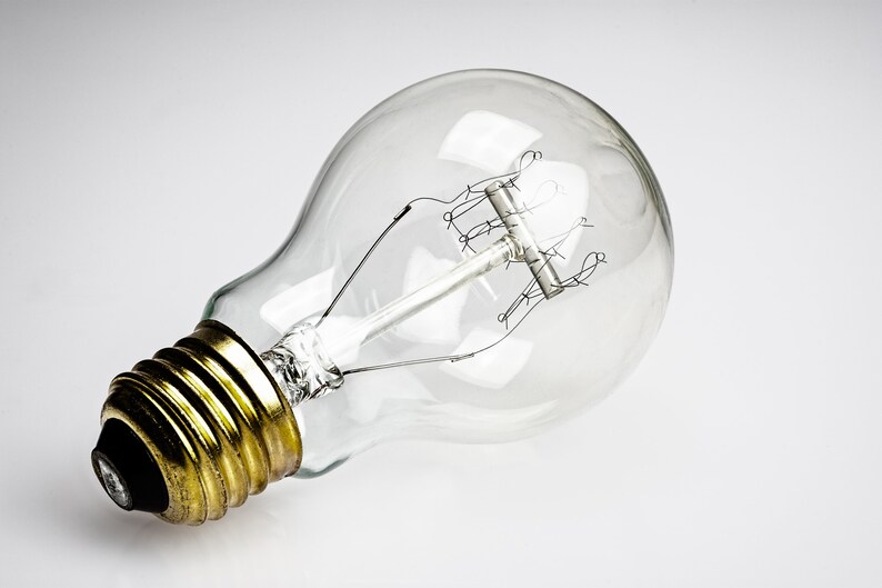 Light Blub | Photo Digital Download | Wall Art - Etsy