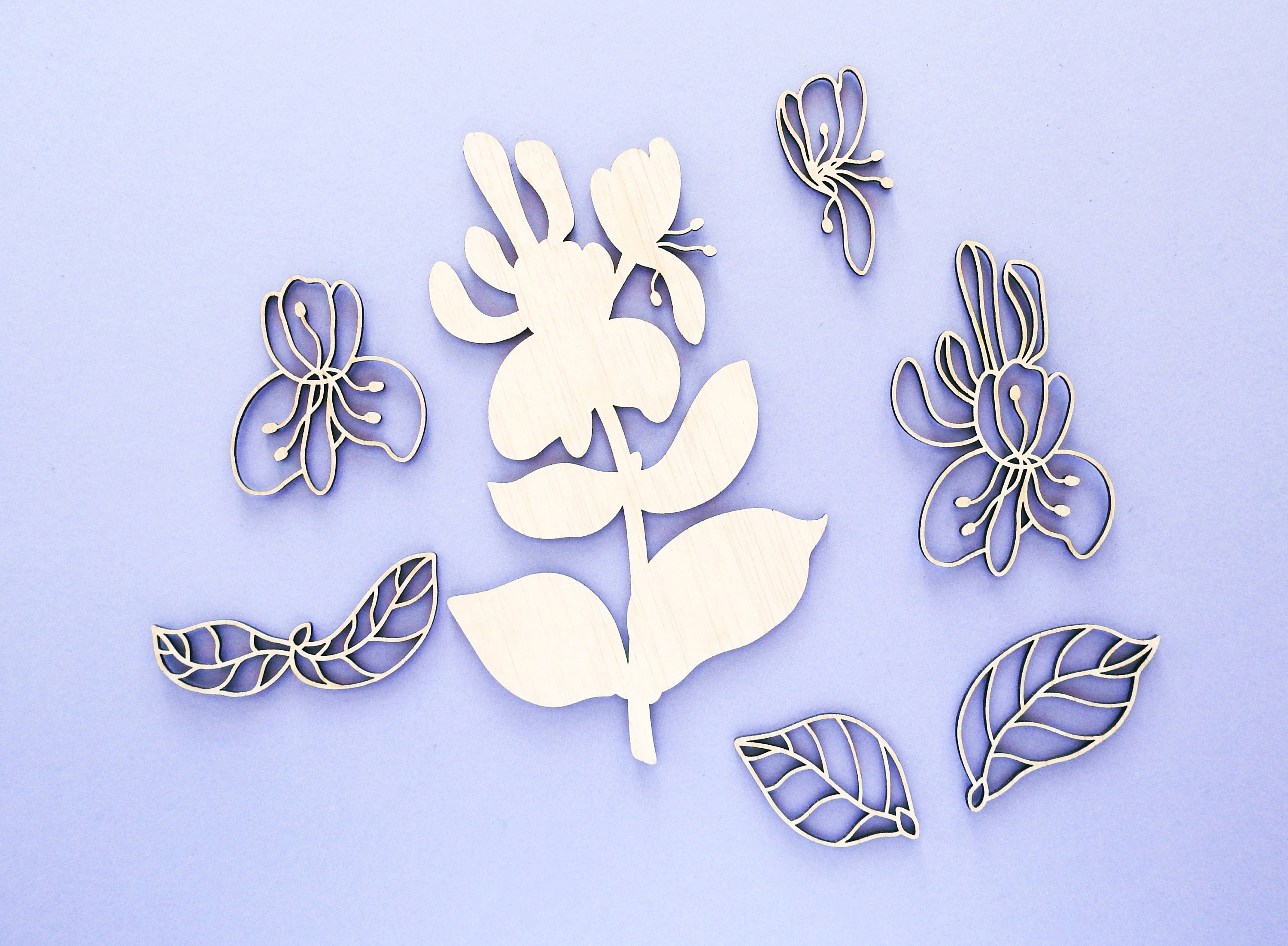 JUNE Birth Month Flowers Rose Svg Honeysuckle Svg Branches Svg ...
