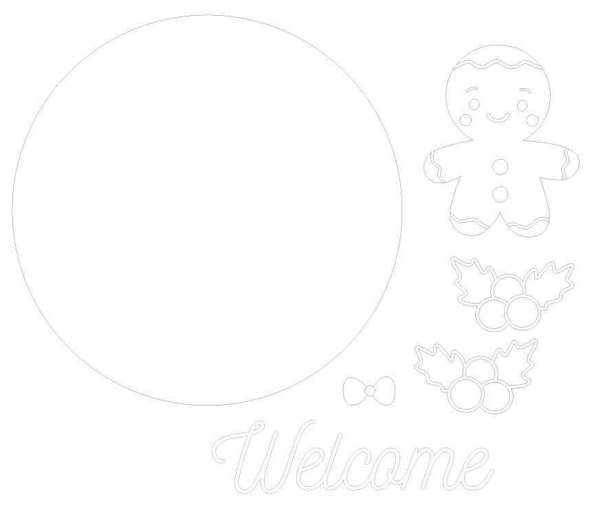 Merry Christmas Svg Laser Cut File Winter Svg Holiday Svg Winter Decor