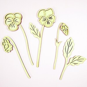 Laser Cut File Violet Svg Flower Svg Bundle Svg Botanical Svg Laser Cut ...