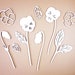 Laser Cut File Violet Svg Flower Svg Bundle Svg Botanical Svg Laser Cut ...