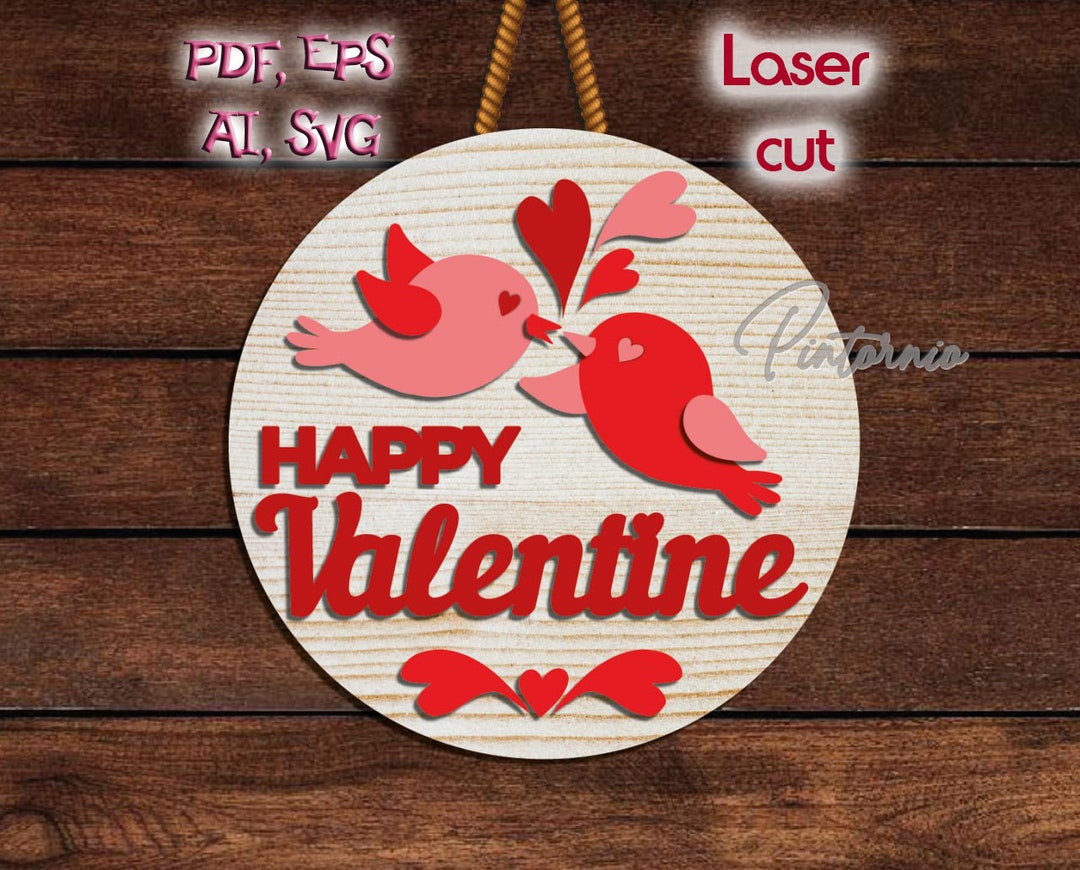 Aves svg Corazones corte láser Amor svg Signo de pájaro Corazón svg ...