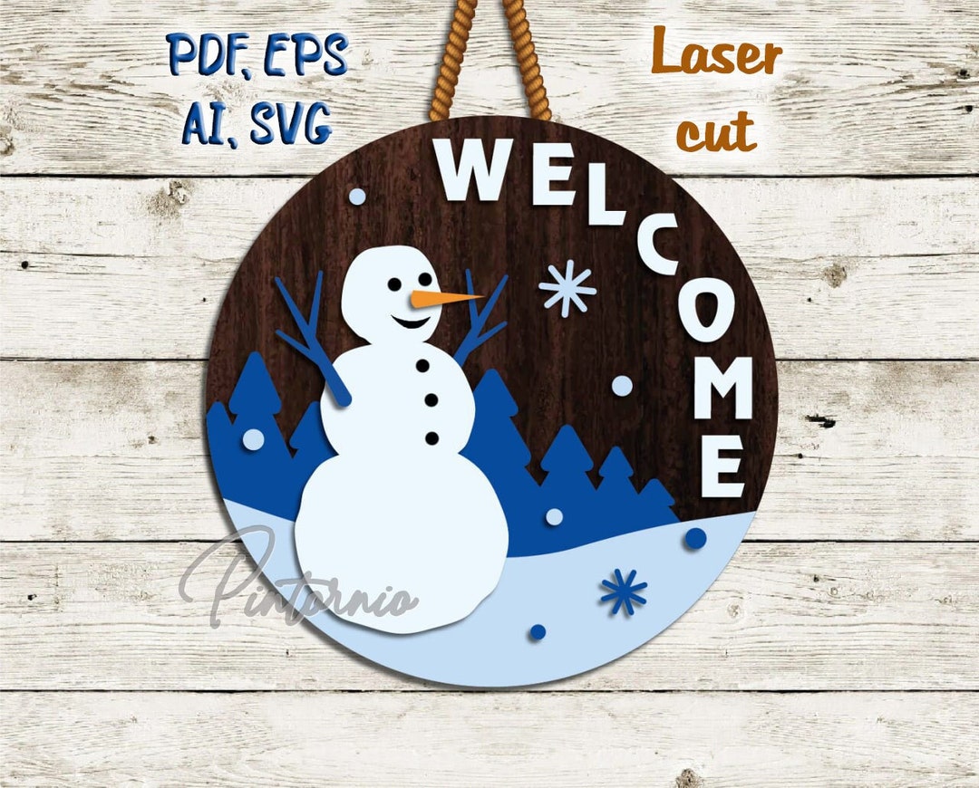 Snowman Svg Christmas Svg Snowman Sign Festive Sign Christmas Snowman ...