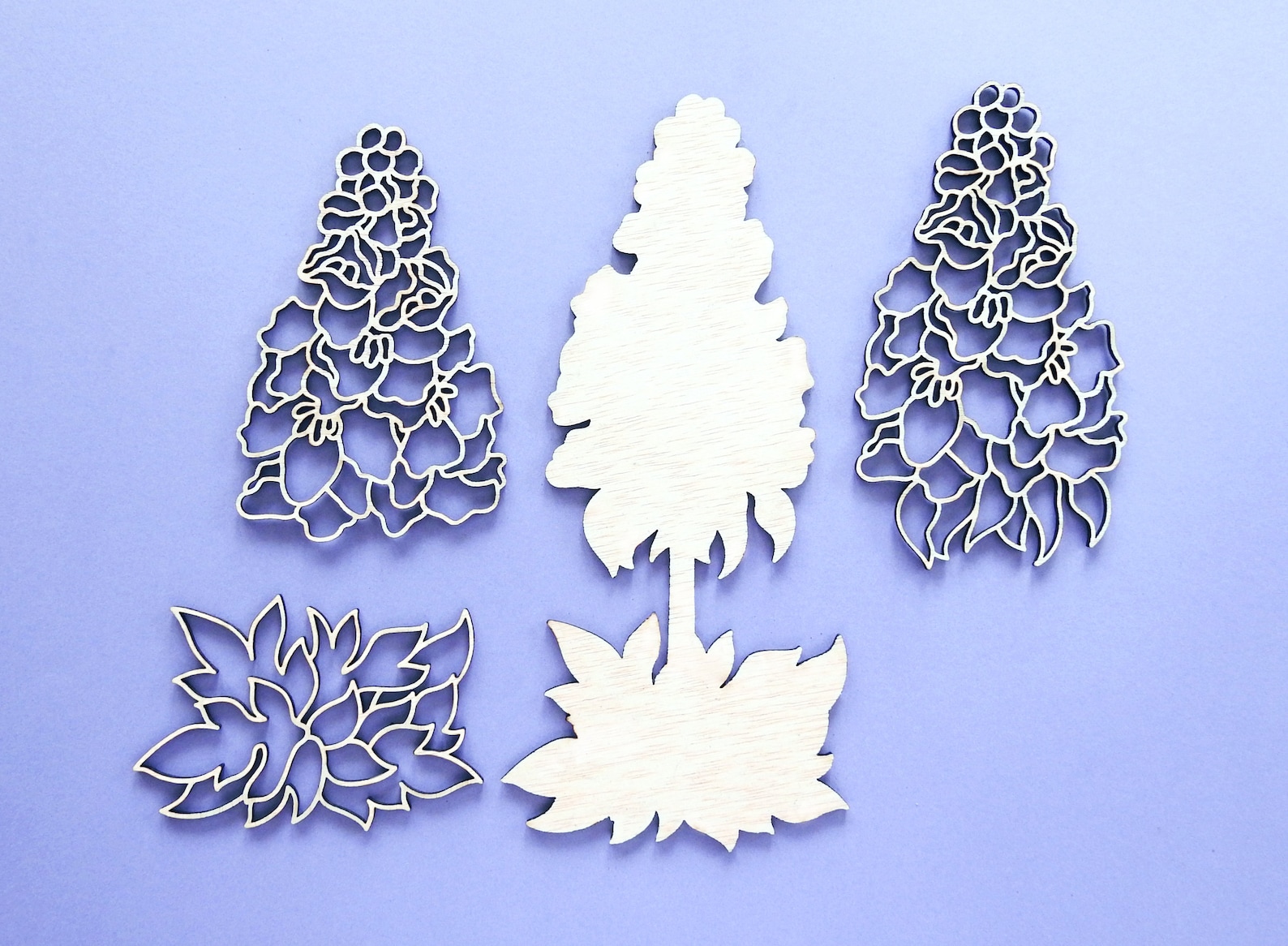 Delphinium Svg Birth Month Flower Svg Laser Cut File Delphinium Laser ...