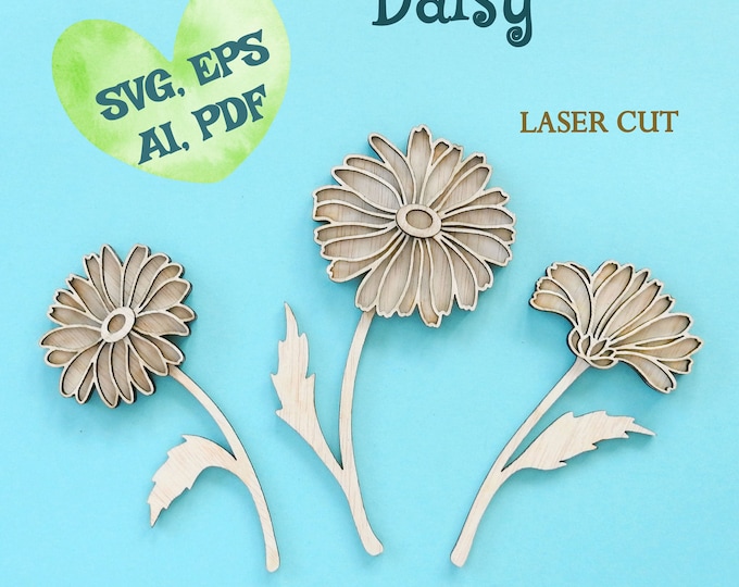 Laser Cut File Violet Svg Flower Svg Bundle Svg Botanical Svg Laser Cut ...