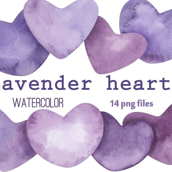Lavender Heart - Etsy