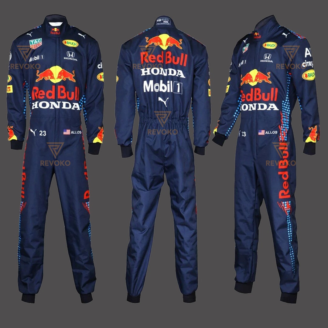 Racing Suit Go Kart Red Bull Racing Suit for Men and Women - Etsy