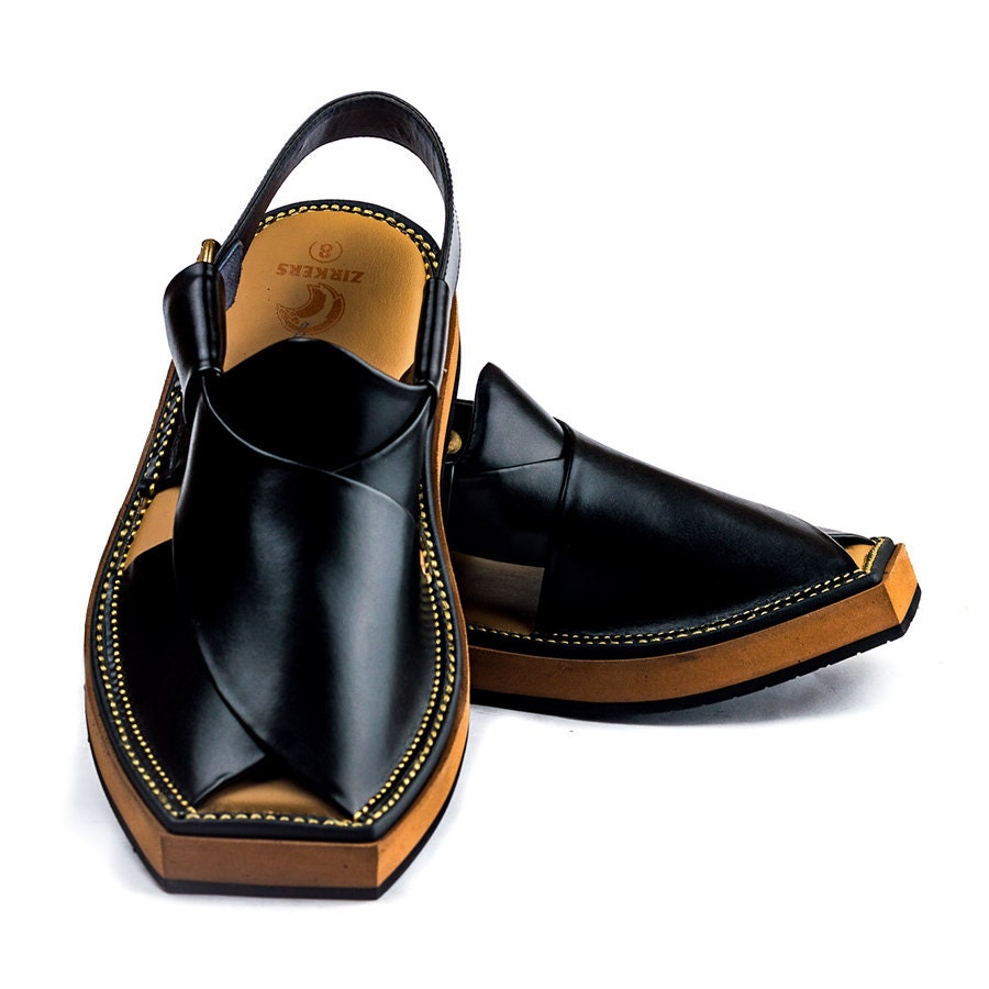 KAPTAN Kaptaan Chappal Pure Leather Hand Made Peshawri Chappal - Etsy