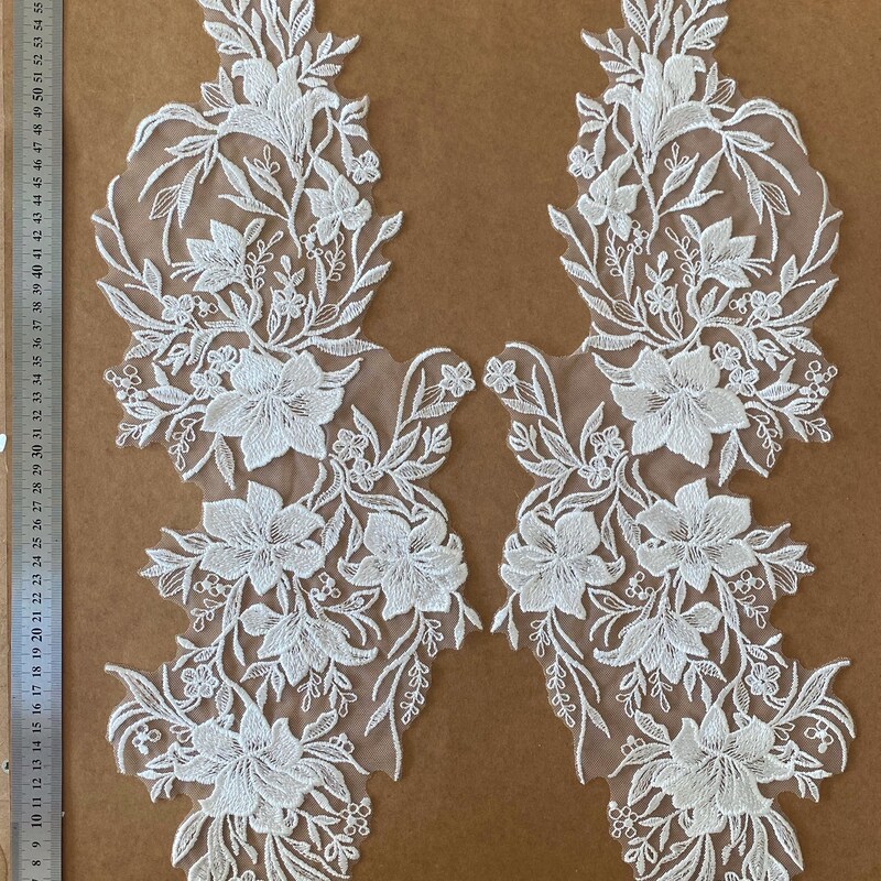 Lace Applique Fabric - Etsy