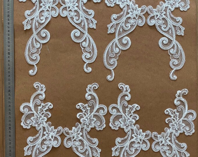 Lace Fabrics, Samples, Antique Lace, Applique, Vintage Lace, Selection ...