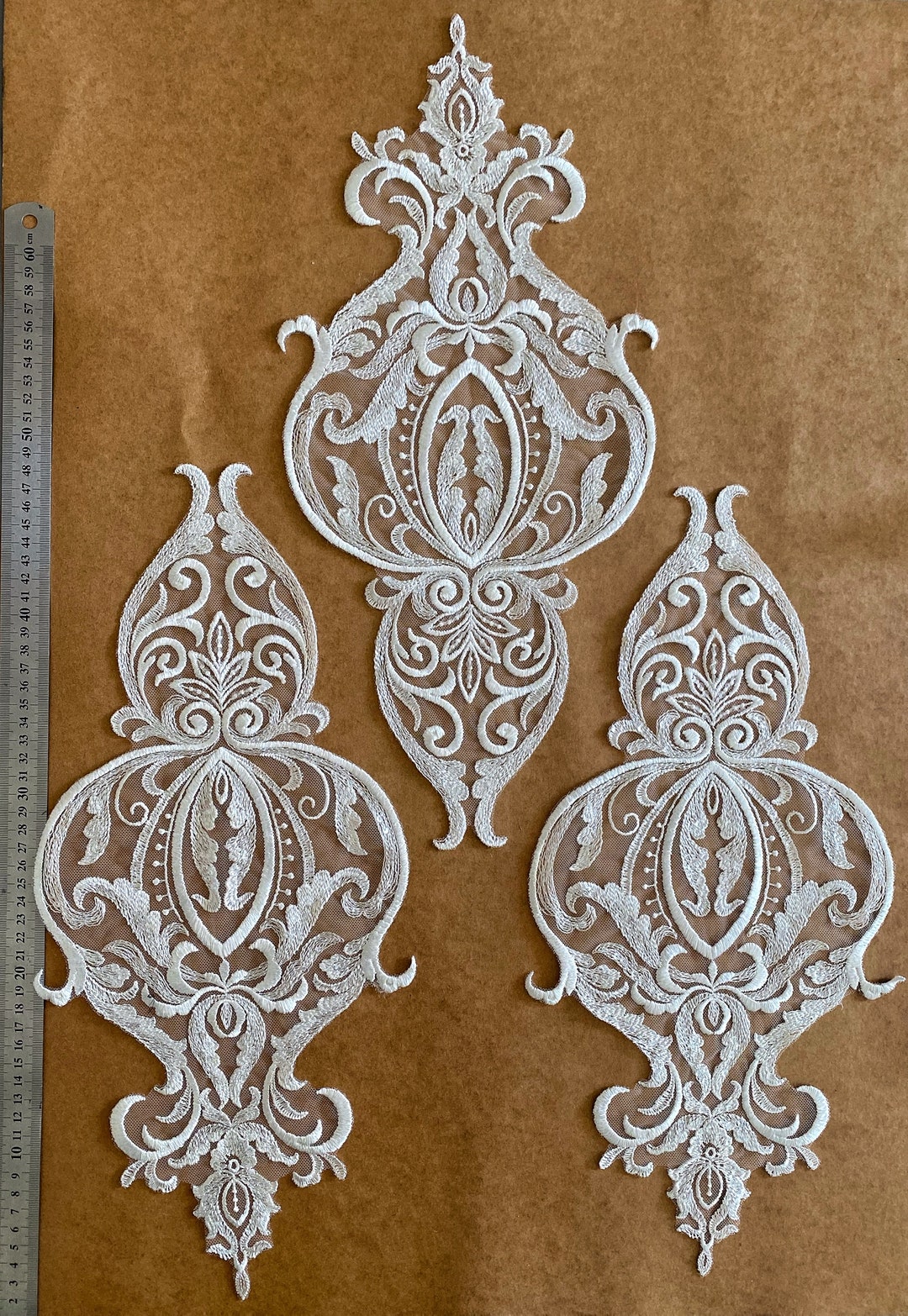 Lace Fabrics, Samples, Antique Lace, Applique, Vintage Lace, Selection ...