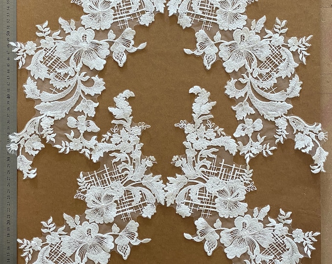 Lace Fabrics, Samples, Antique Lace, Applique, Vintage Lace, Selection ...