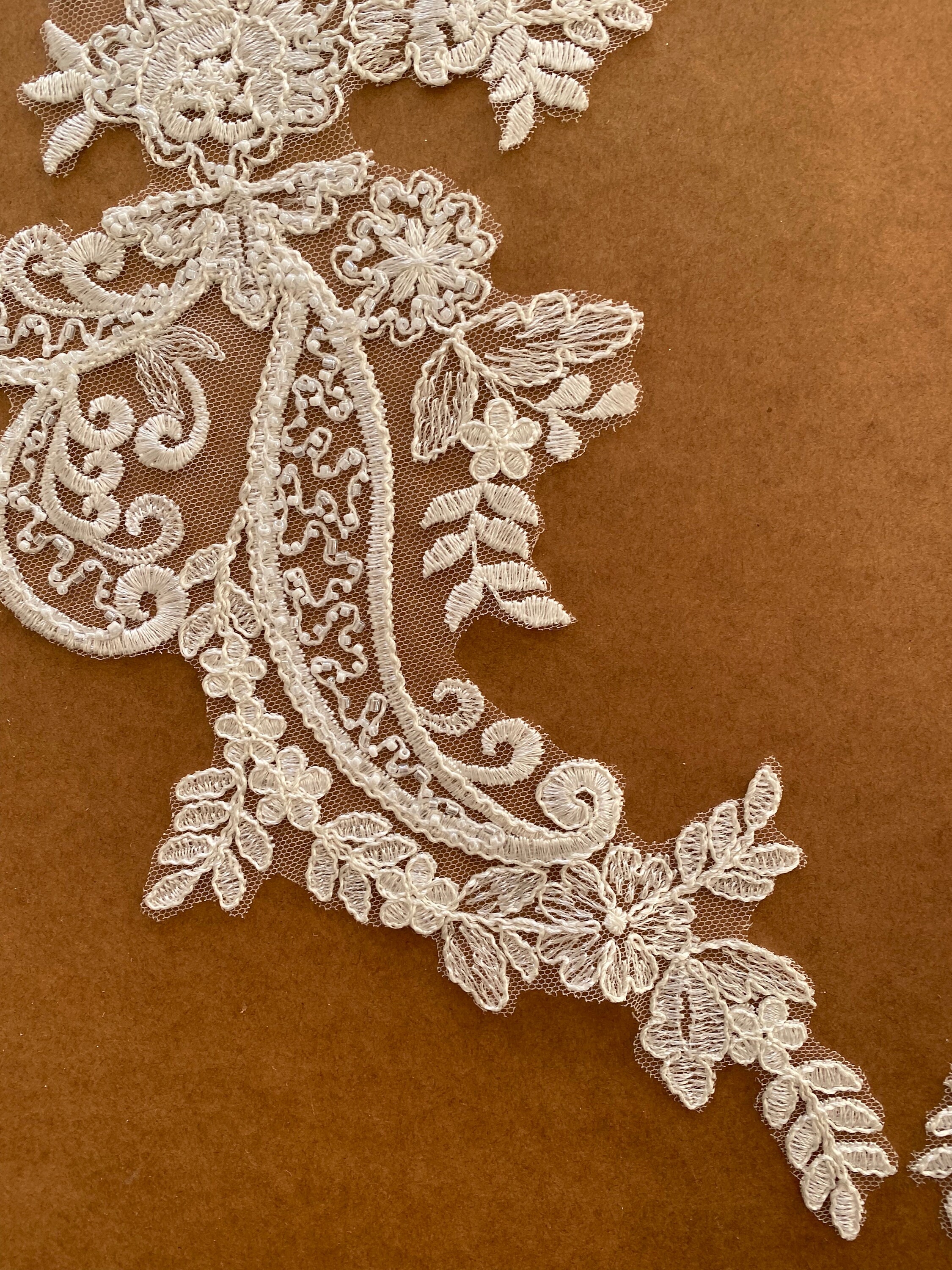 Lace Fabrics, Samples, Antique Lace, Applique, Vintage Lace, Selection ...