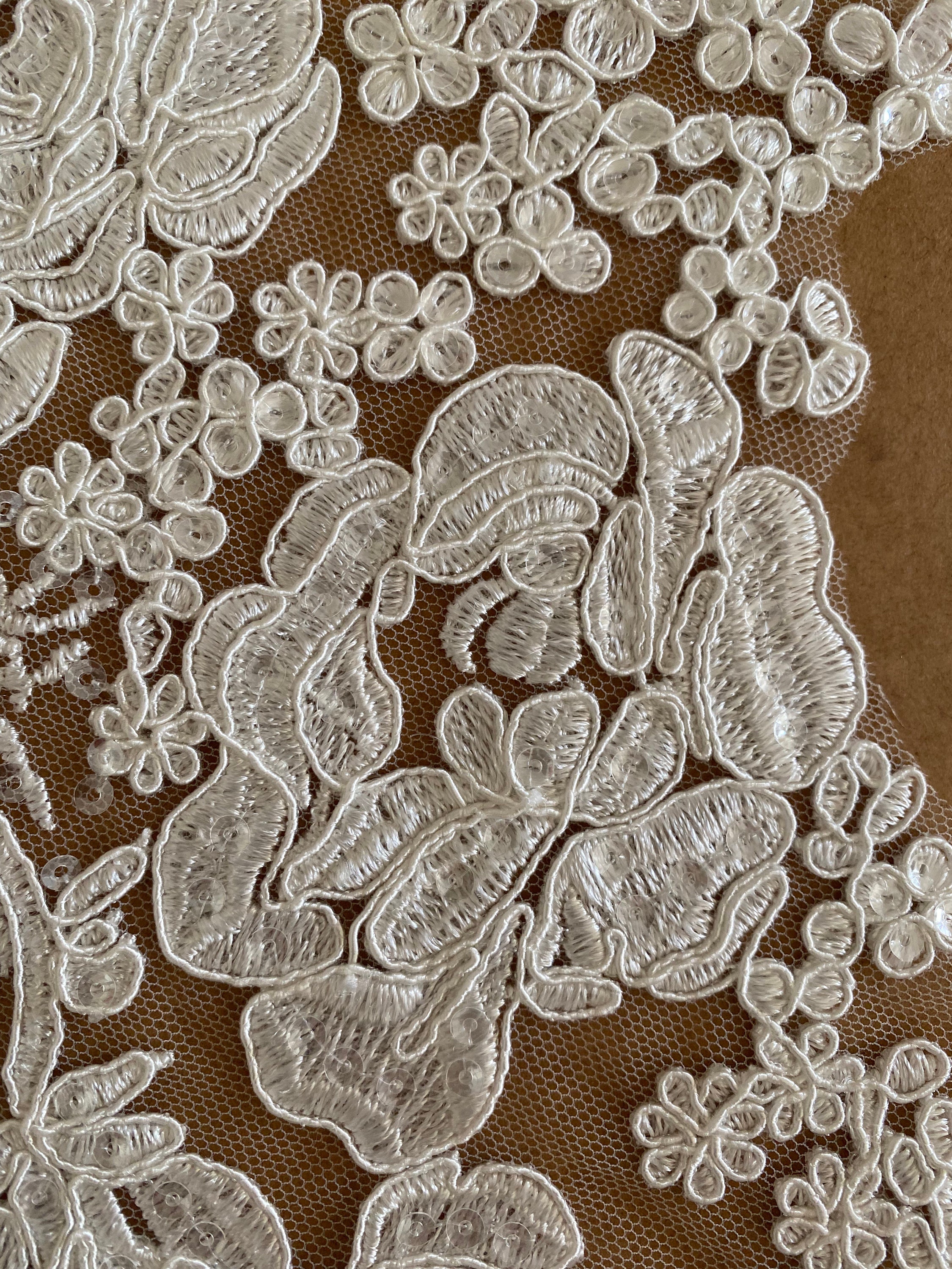 Lace Fabrics Samples Antique Lace Applique Vintage Lace - Etsy