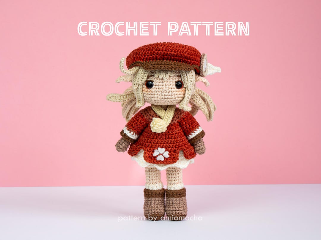 Chibi Klee Crochet Doll Pattern PDF for Genshin Impact Fans – Cute ...