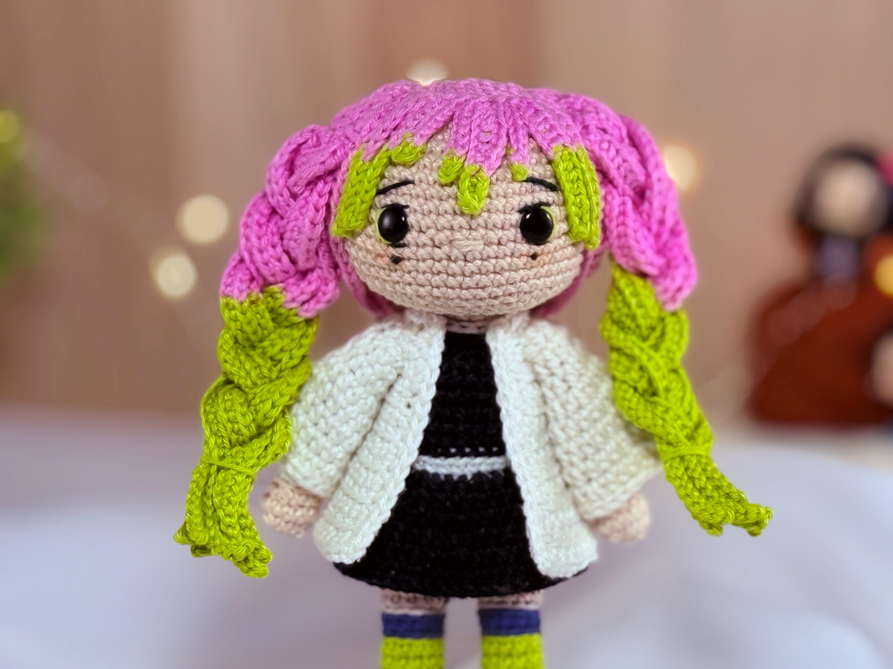 Mitsuri Demon Slayer Crochet Doll Pattern PDF Cute Mitsuri Gift Toy ...