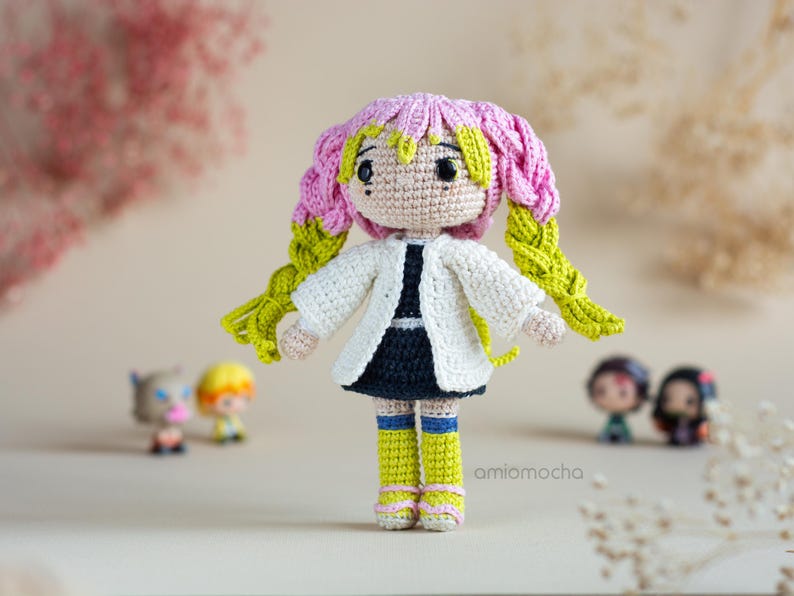 Mitsuri Amigurumi Crochet Doll Pattern PDF, Demon Slayer Inspired ...
