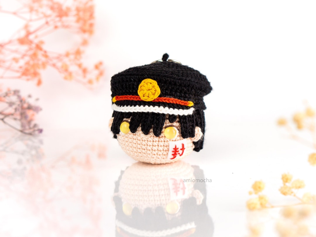 Hanako Keychain Crochet Pattern PDF – TBHK Chibi Head Amigurumi Bag ...