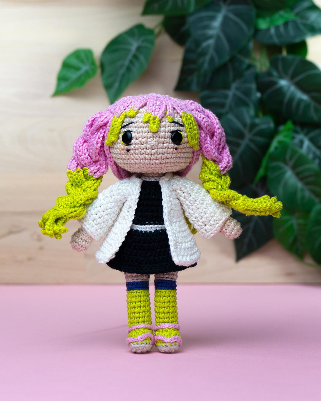 Mitsuri Crochet Pattern Demon Slayer Amigurumi Doll Tutorial Cute Anime ...