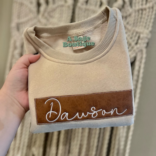 Leather Patch Custom Embroidery - Etsy