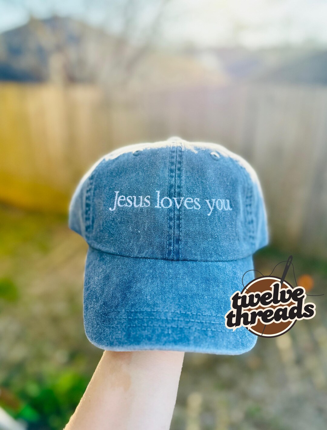 Jesus Loves You Cap / Baseball Cap / Classic Dad Cap / Tucker Hat ...