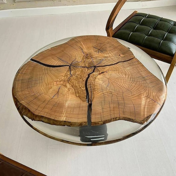 Round Epoxy Table - Etsy
