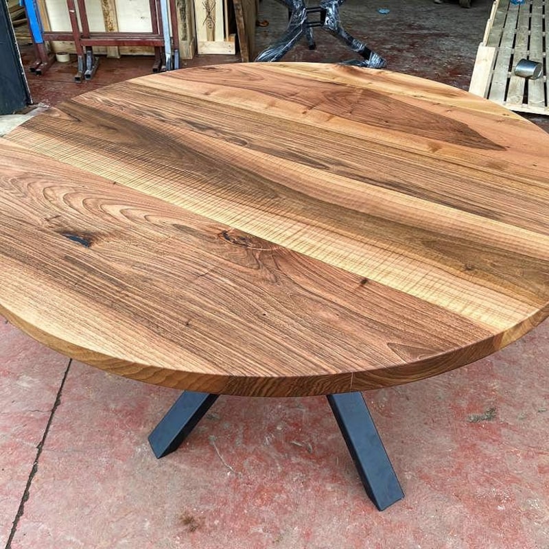 Round Dining Table Wood - Etsy